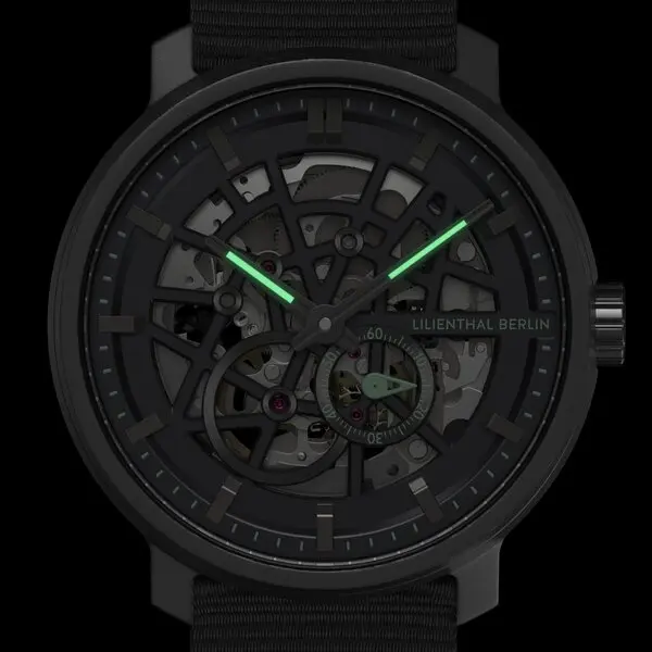 Lilienthal Berlin Automatic Skeleton Watch - Gray
