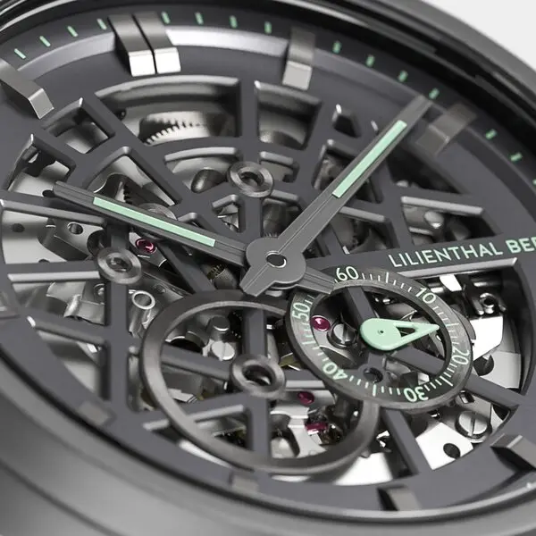 Lilienthal Berlin Automatic Skeleton Watch - Gray