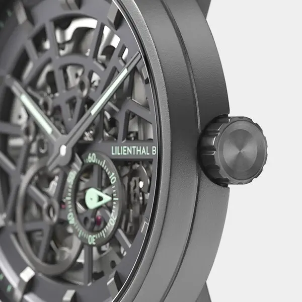 Lilienthal Berlin Automatic Skeleton Watch - Gray