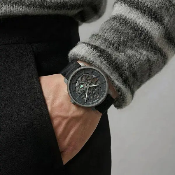 Lilienthal Berlin Automatic Skeleton Watch - Gray