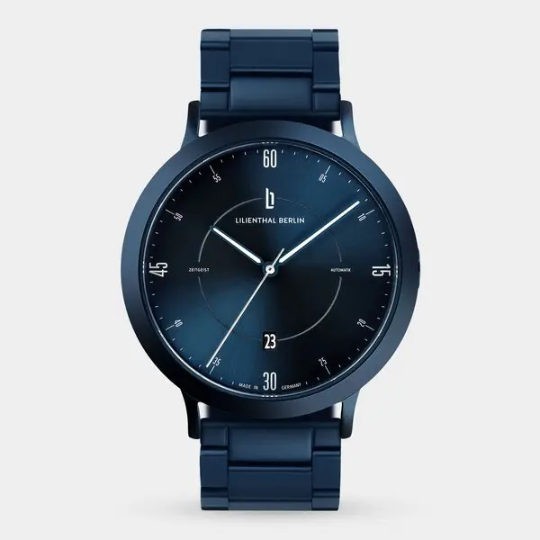 Lilienthal Berlin Zeitgeist Automatic Stainless Steel Watch - Blue