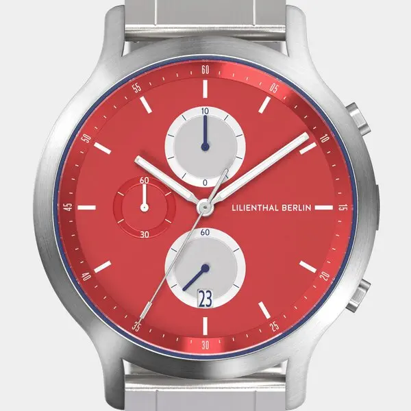 Lilienthal Berlin Stainless Steel Chronograph Watch