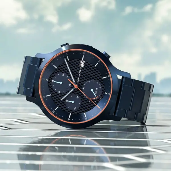 Lilienthal Berlin Chronograph Solar Iv Stainless Steel Watch