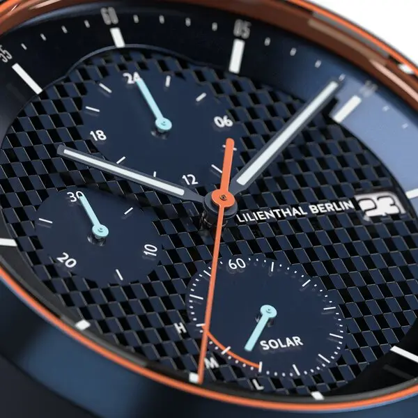 Lilienthal Berlin Chronograph Solar Iv Stainless Steel Watch