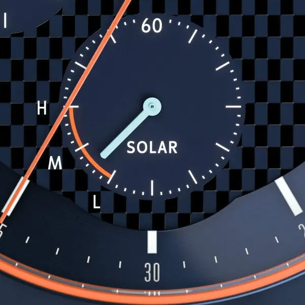 Lilienthal Berlin Chronograph Solar Iv Stainless Steel Watch