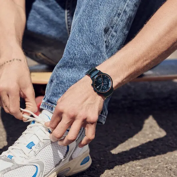 Lilienthal Berlin Chronograph Solar Iv Stainless Steel Watch