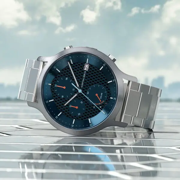 Lilienthal Berlin Chronograph Solar V Stainless Steel