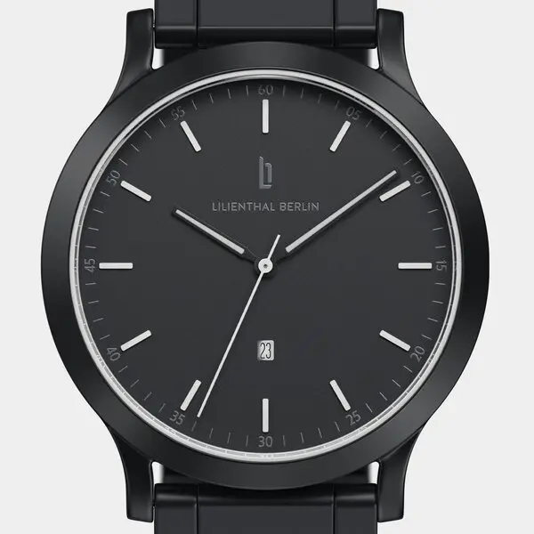 Lilienthal Berlin Huxley & White Stainless Steel Matte Watch