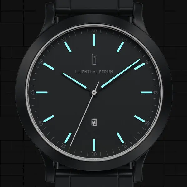 Lilienthal Berlin Huxley & White Stainless Steel Matte Watch