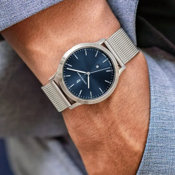 Lilienthal Berlin Huxley Silver Mesh Watch