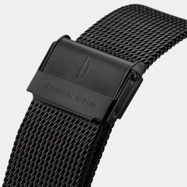 Lilienthal Berlin Huxley Bronze Mesh Brushed Watch - Black