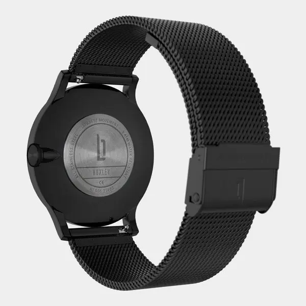 Lilienthal Berlin Huxley Bronze Mesh Brushed Watch - Black
