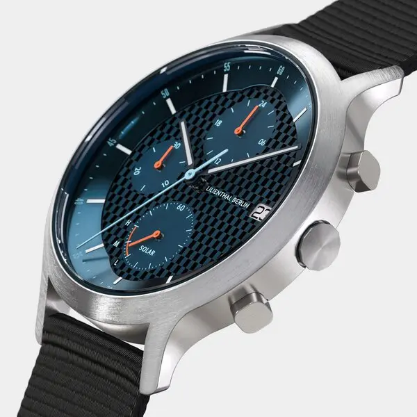 Lilienthal Berlin Chronograph Solar V Textile Black