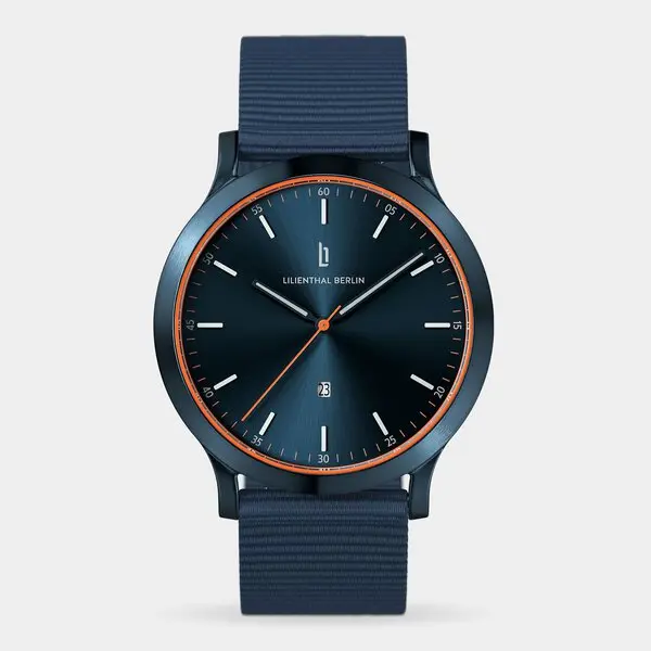 Lilienthal Berlin Huxley Strap Watch - Blue