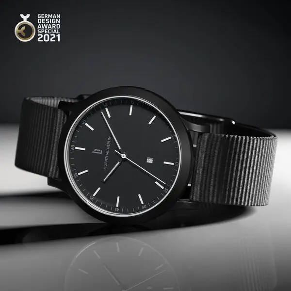 Lilienthal Berlin Huxley & White Textile Strap Watch