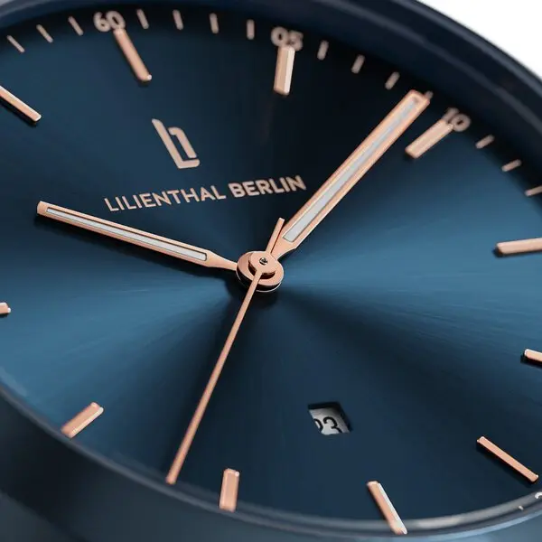 Lilienthal Berlin Huxley Stainless Steel Watch - Blue