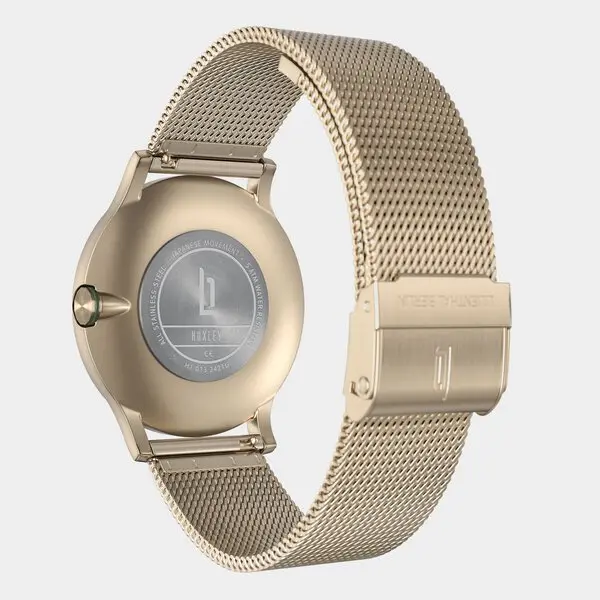 Lilienthal Berlin Huxley Gold Mesh Watch