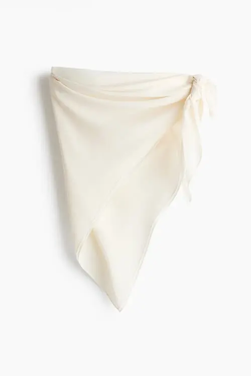 H&m Triangle Scarf - White