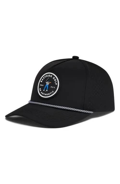 EASTSIDE GOLF Pro Series Snapback Cap - Black