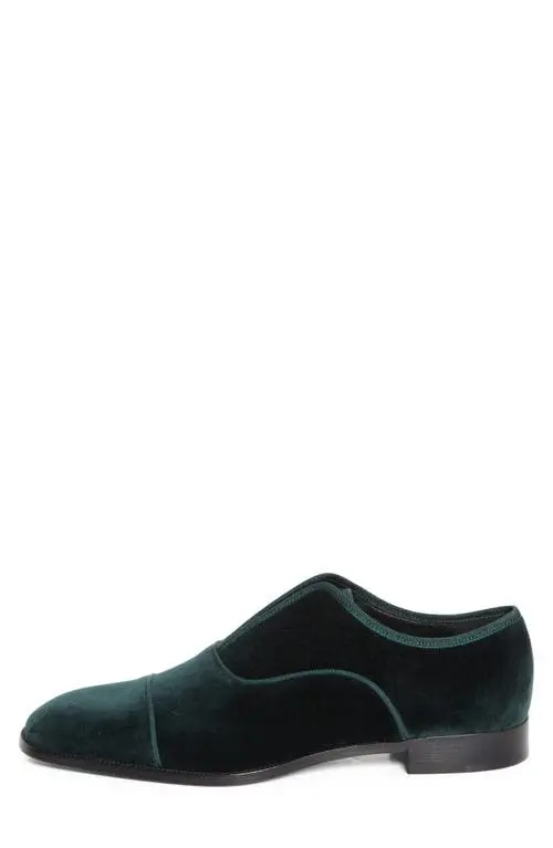 CHRISTIAN LOUBOUTIN Alpha Male Ii Velvet Cap Toe Slip-on