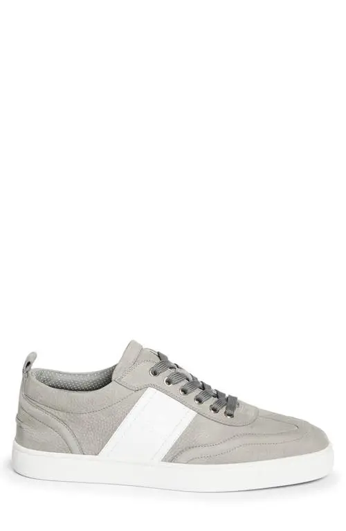 CHRISTIAN LOUBOUTIN Retero Nubuck Leather Sneakers - Phantom Grey/white