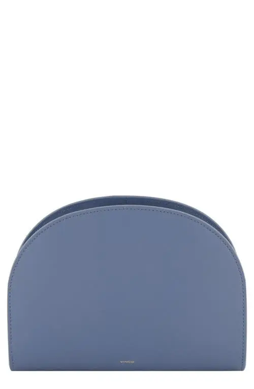 Vince Micro Demma Leather Wallet On A Strap - Azul