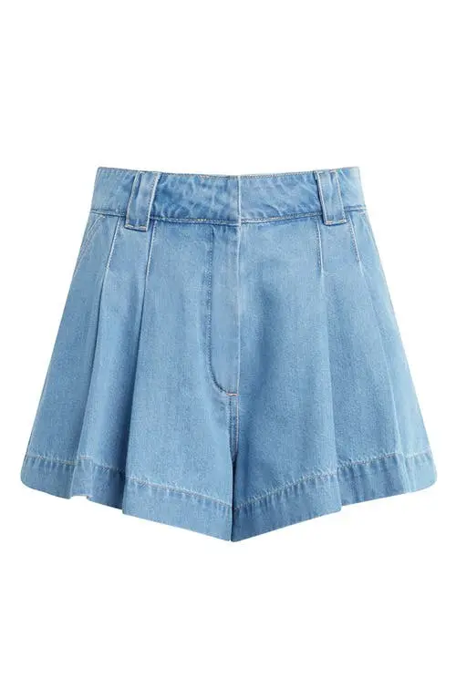 Joe's Jeans The Lillie Pleated A-line Denim Shorts