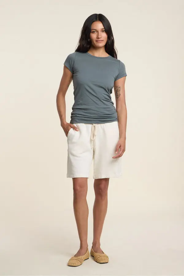 Velvet By Graham & Spencer Lue Sweatshort 7 Inseam
