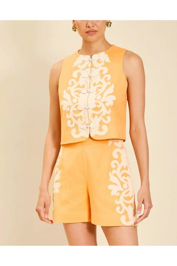 Mestiza New York Sadie Embroidered Sleeveless Top