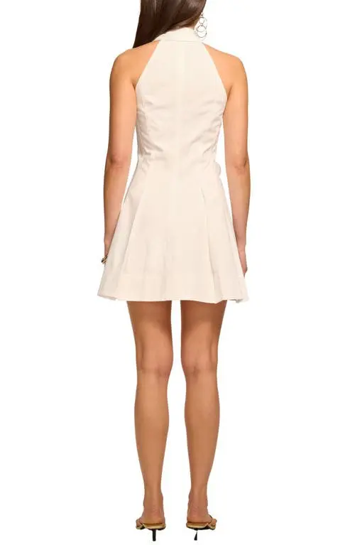 Ramy Brook Donna Sleeveless Minidress With Cascading Ruffles - Ivory