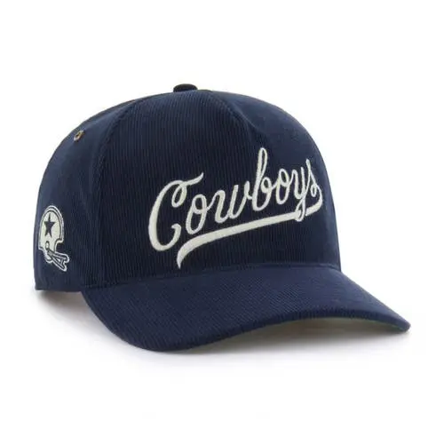 '47 Dallas Cowboys Golden Age Relaxed Corduroy Hitch Adjustable Hat - Navy