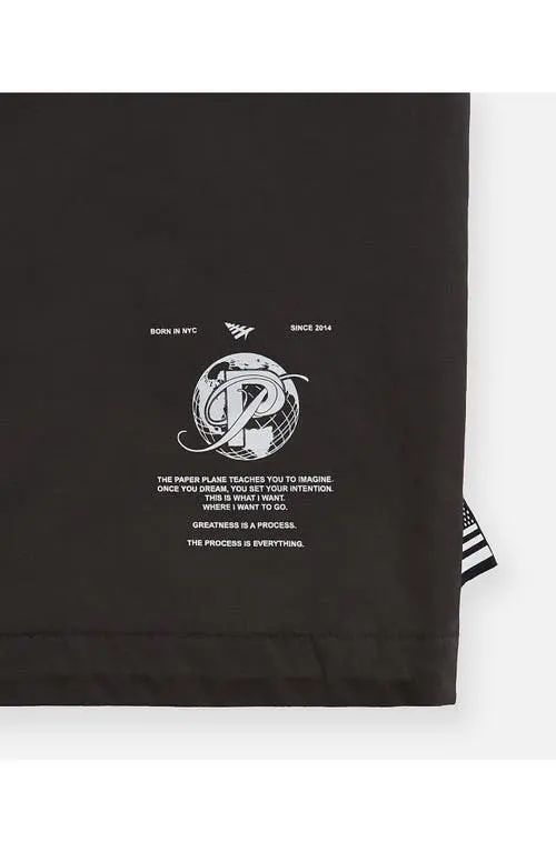 PAPER PLANES Hooded Cotton Blend Jacket