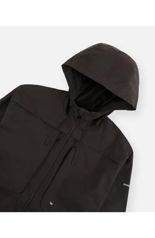 PAPER PLANES Hooded Cotton Blend Jacket