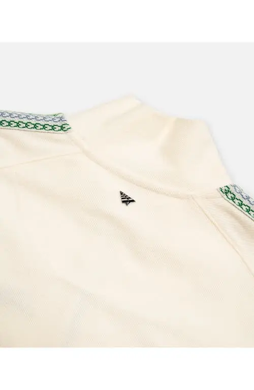 PAPER PLANES Cotton French Terry Zip-up Jacket