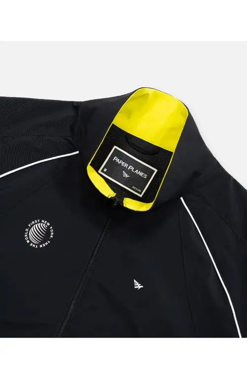 PAPER PLANES Colorblocked Track Jacket
