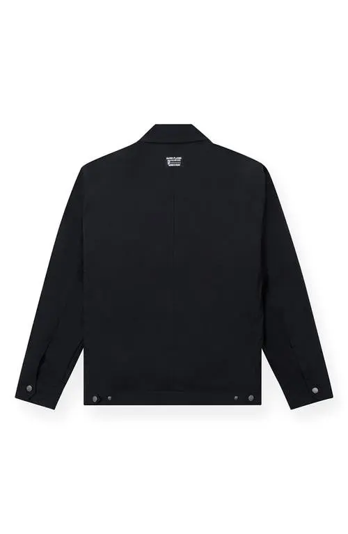 PAPER PLANES Cotton Blend Utility Jacket - Black