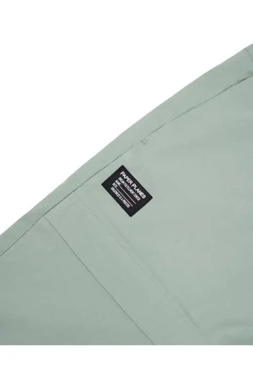 PAPER PLANES Cotton Blend Utility Shorts
