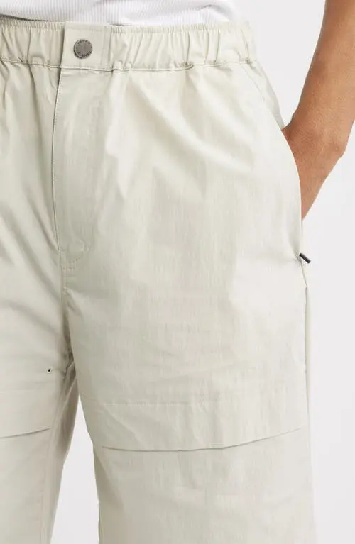 PAPER PLANES Cotton Blend Utility Shorts - Sand