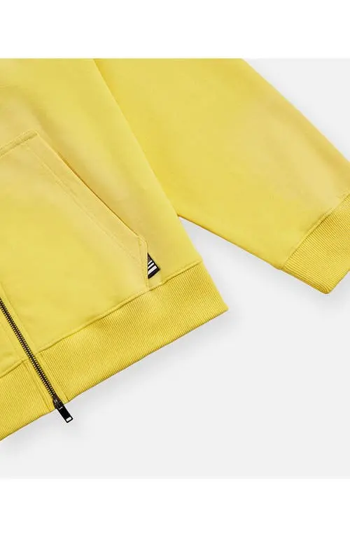 PAPER PLANES Arched Logo Zip Hoodie