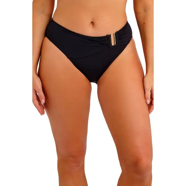 Fantasie Merissa Mid Rise Bikini Bottoms - Black