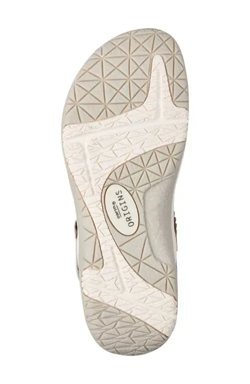 Earth Sanetra Ankle Strap Sandal - Light Grey
