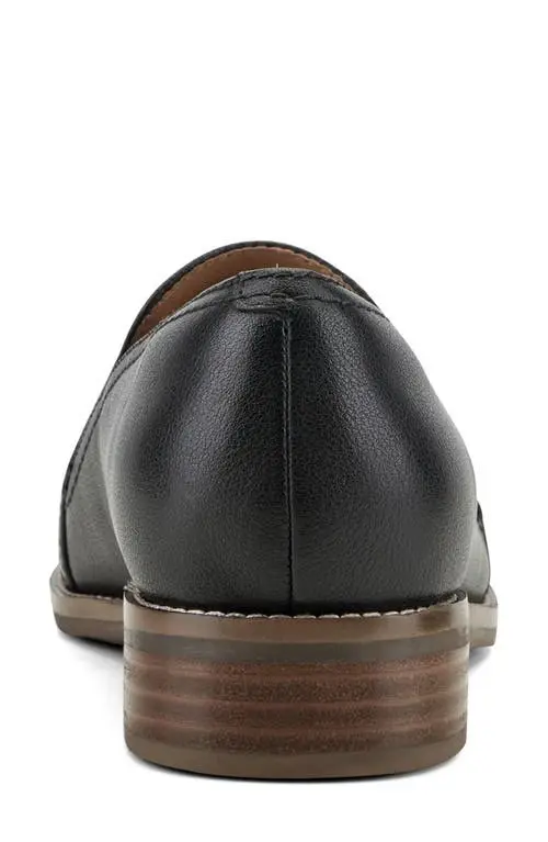 Earth Piper Perforated Loafer - Black