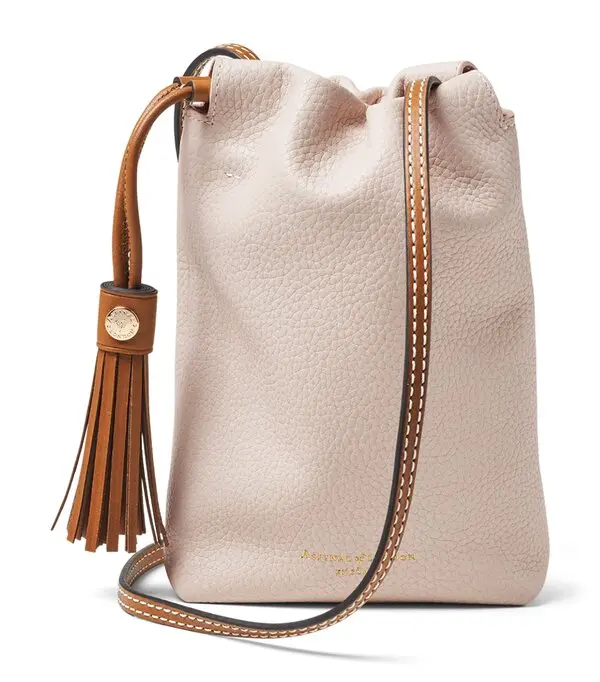 ASPINAL OF LONDON Soho Leather Cross-body Pouch - Neutral