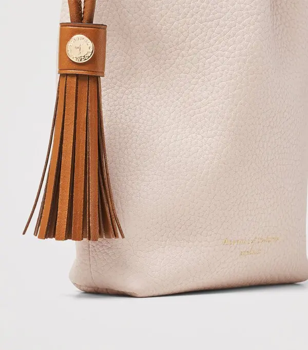 ASPINAL OF LONDON Soho Leather Cross-body Pouch - Neutral