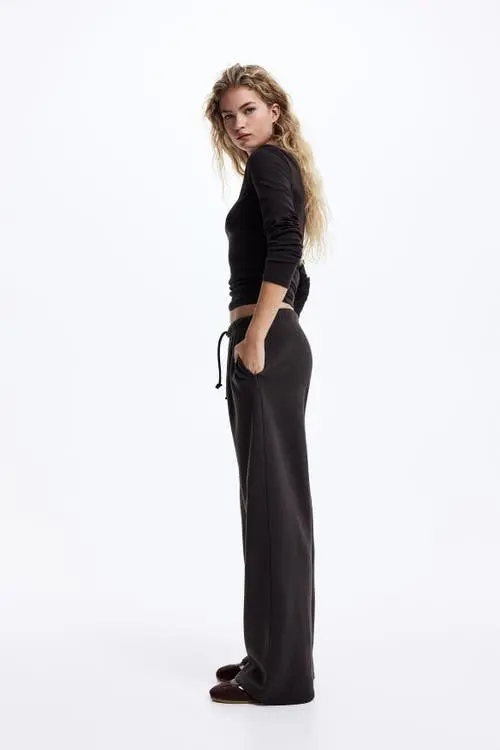 H&M Wide-leg Sweatshirt Joggers