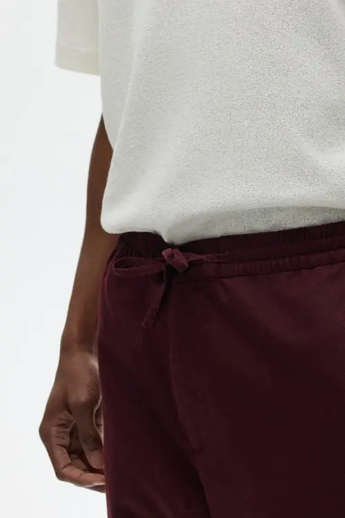 H&m Regular-fit Linen-blend Pants