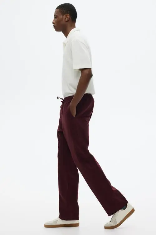 H&m Regular-fit Linen-blend Pants