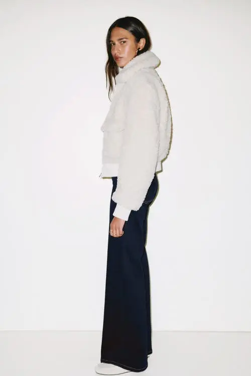 H&M Wide Leg High Rise Jeans
