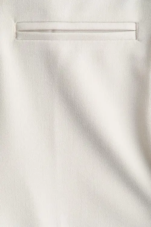 H&m Bootcut Twill Trousers - Light Beige