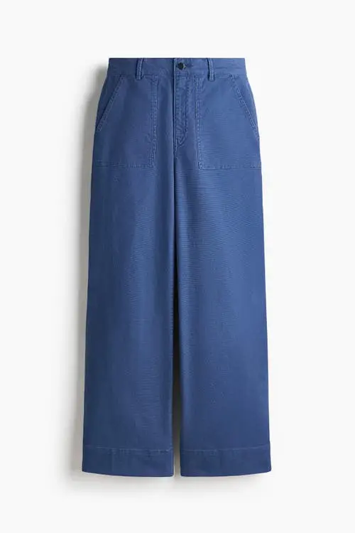 H&m Cotton Canvas Trousers